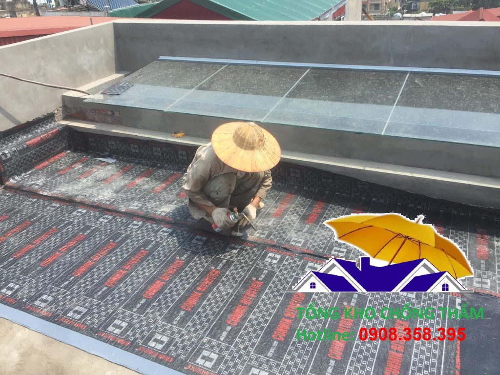 Màng chống thấm BITUSTIK tự dính mặt cát PE dày 2mm