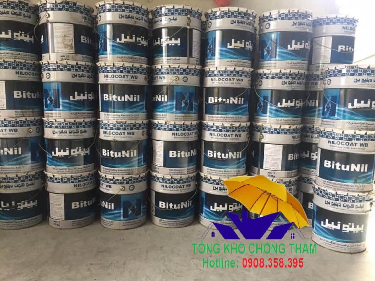 Sơn lót chống thấm màng khò Nilocoat WB Bitunil Ai Cập