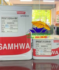 Sơn Epoxy Samhwa Epocoat Top Green (SVH)- Màu xanh hệ lăn 16L